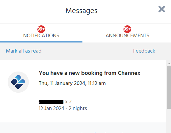 How does the channel management with Channex/ResChannels work?
